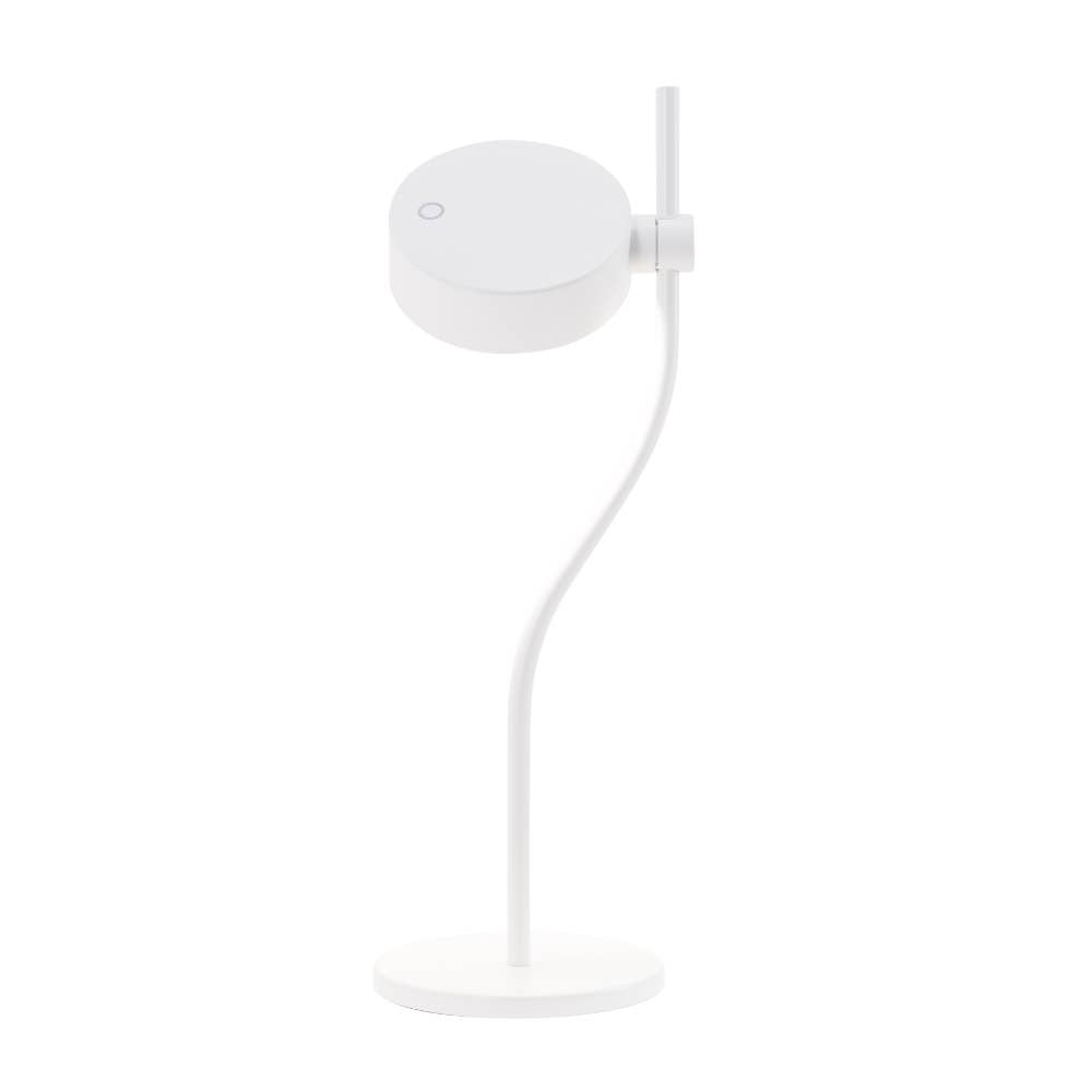 Super O Portable Table Lamp in White | socius design