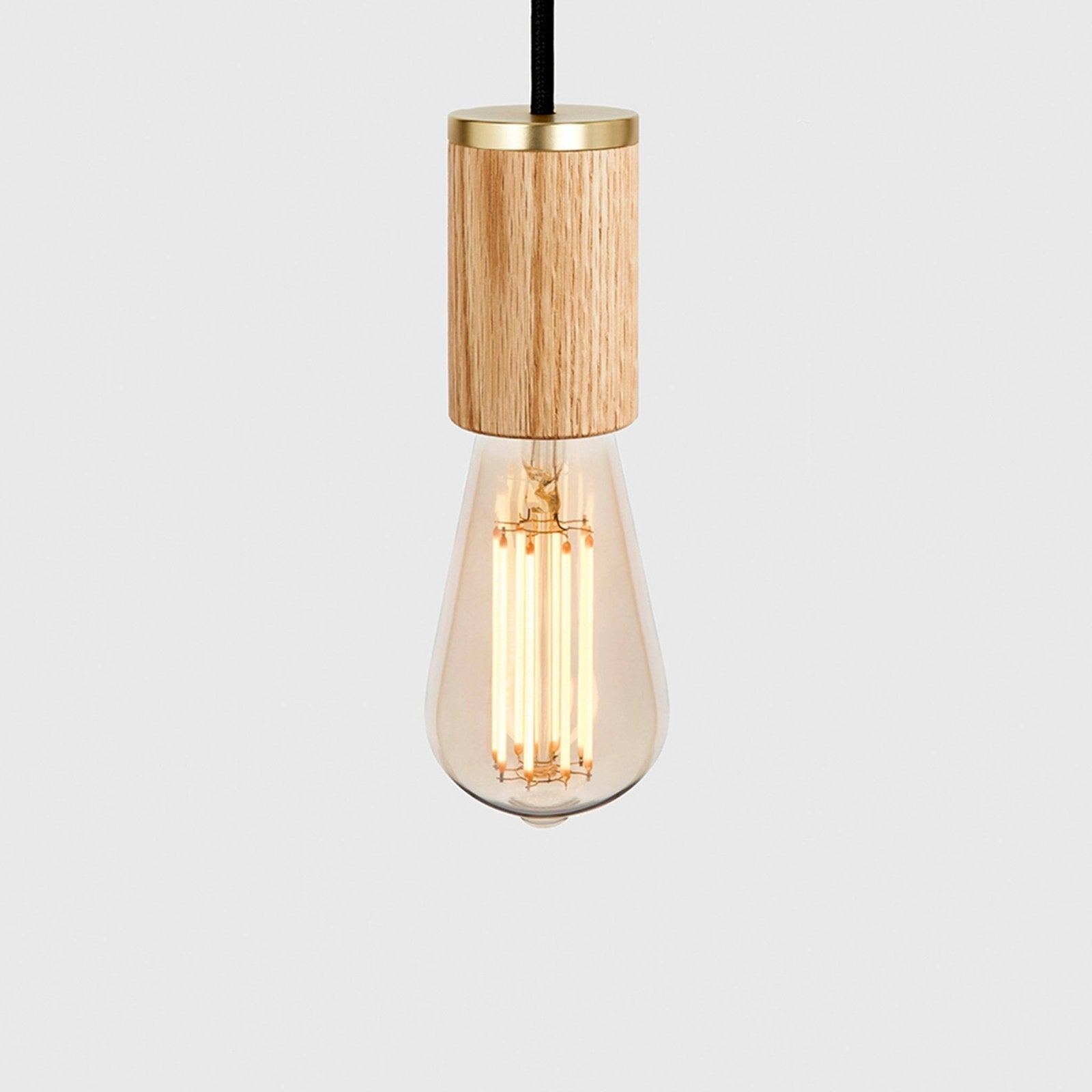 Tala Squirrel Cage Pendant Light in Oak | socius design shop